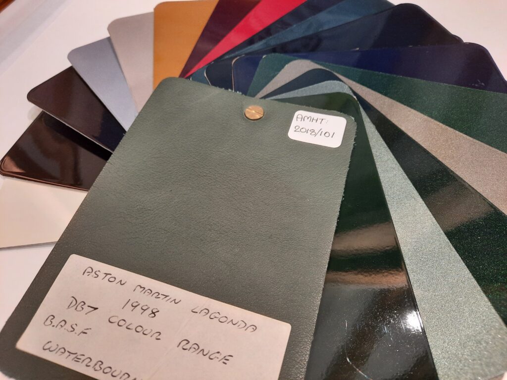 Object in Focus: DB7 Exterior Paint Samples | AMHT