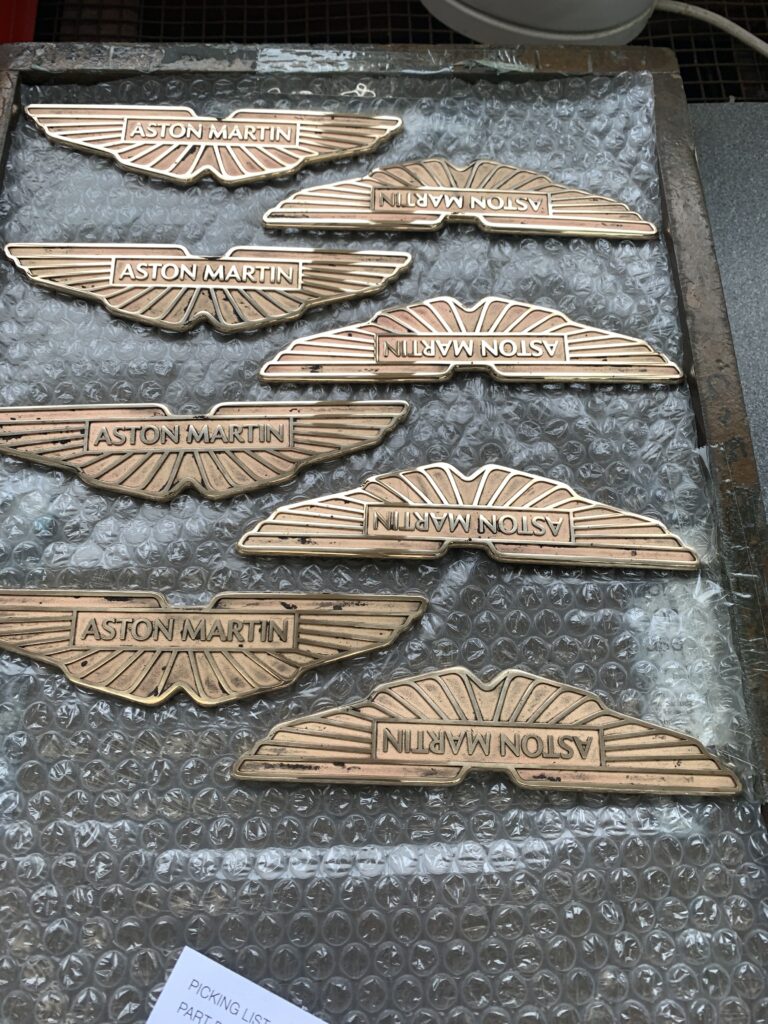 Visit to Vaughtons - The official badge maker of Aston Martin | AMHT